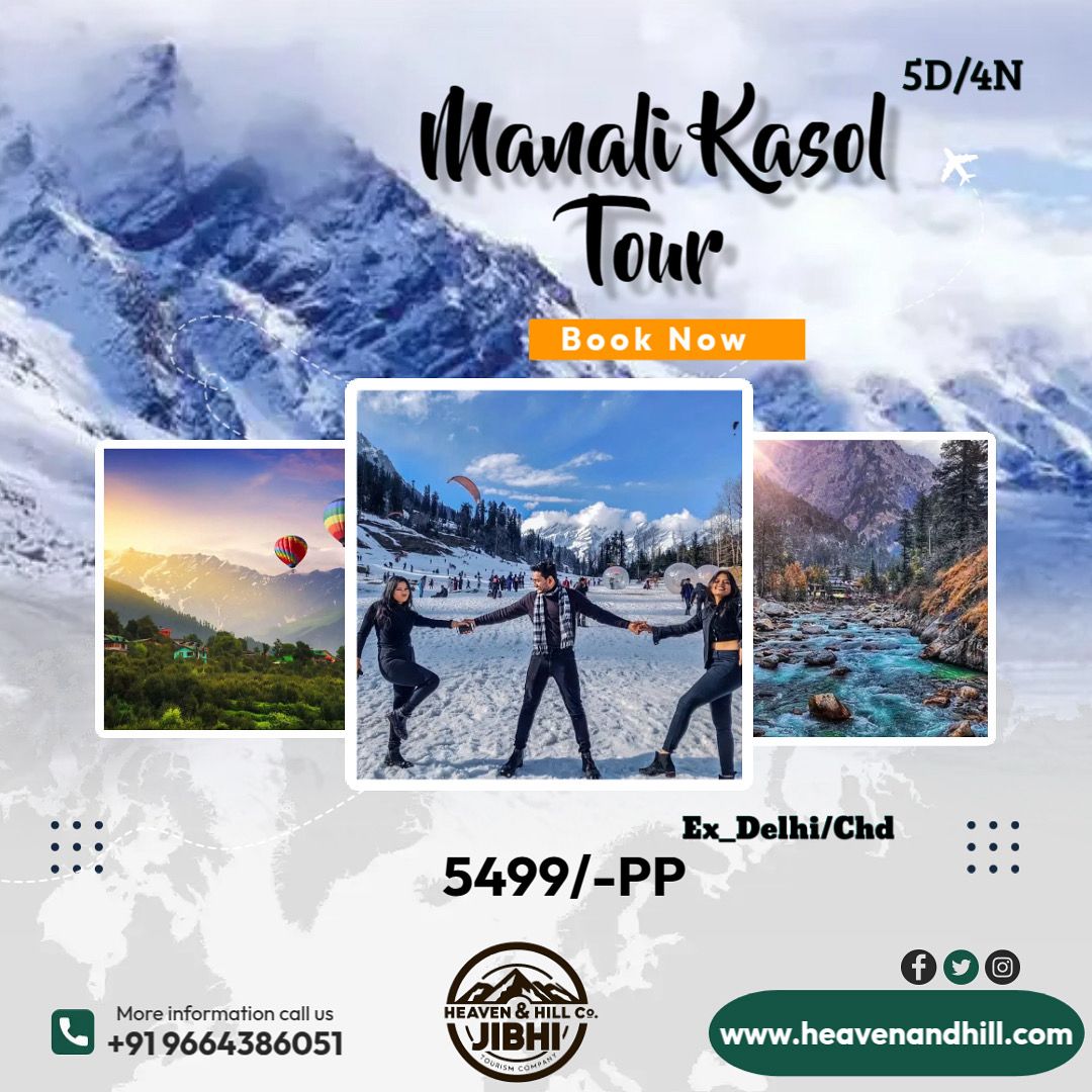 Manali Kasol Group Tour Package - Jibhi Tree House